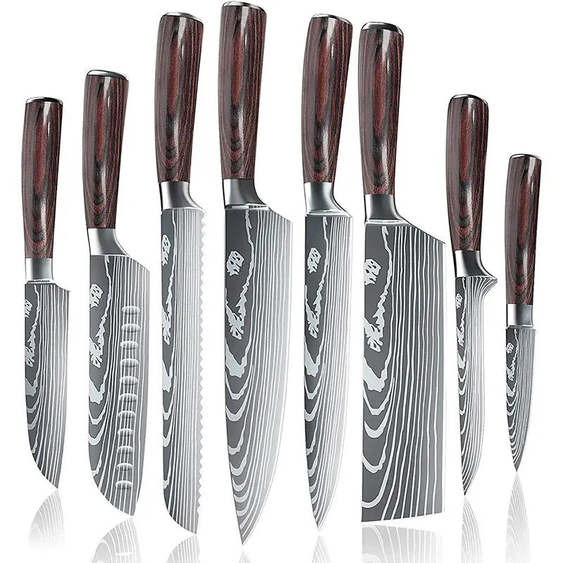 Japanese Knife - Knives Set Samurai Premium | Precision Cutting